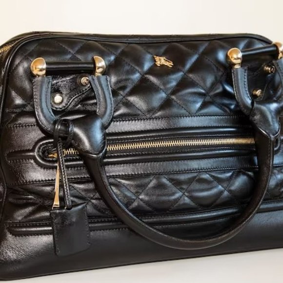 Burberry | Bags | Authentic Burberry Prorsum Brit Large Quilted Tote ...